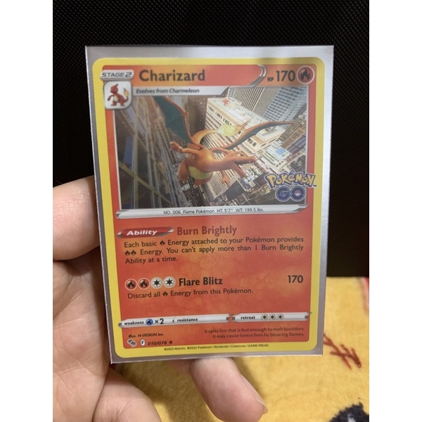 Pokemon Tcg - Charizard Pokemon Go holo | Shopee Malaysia