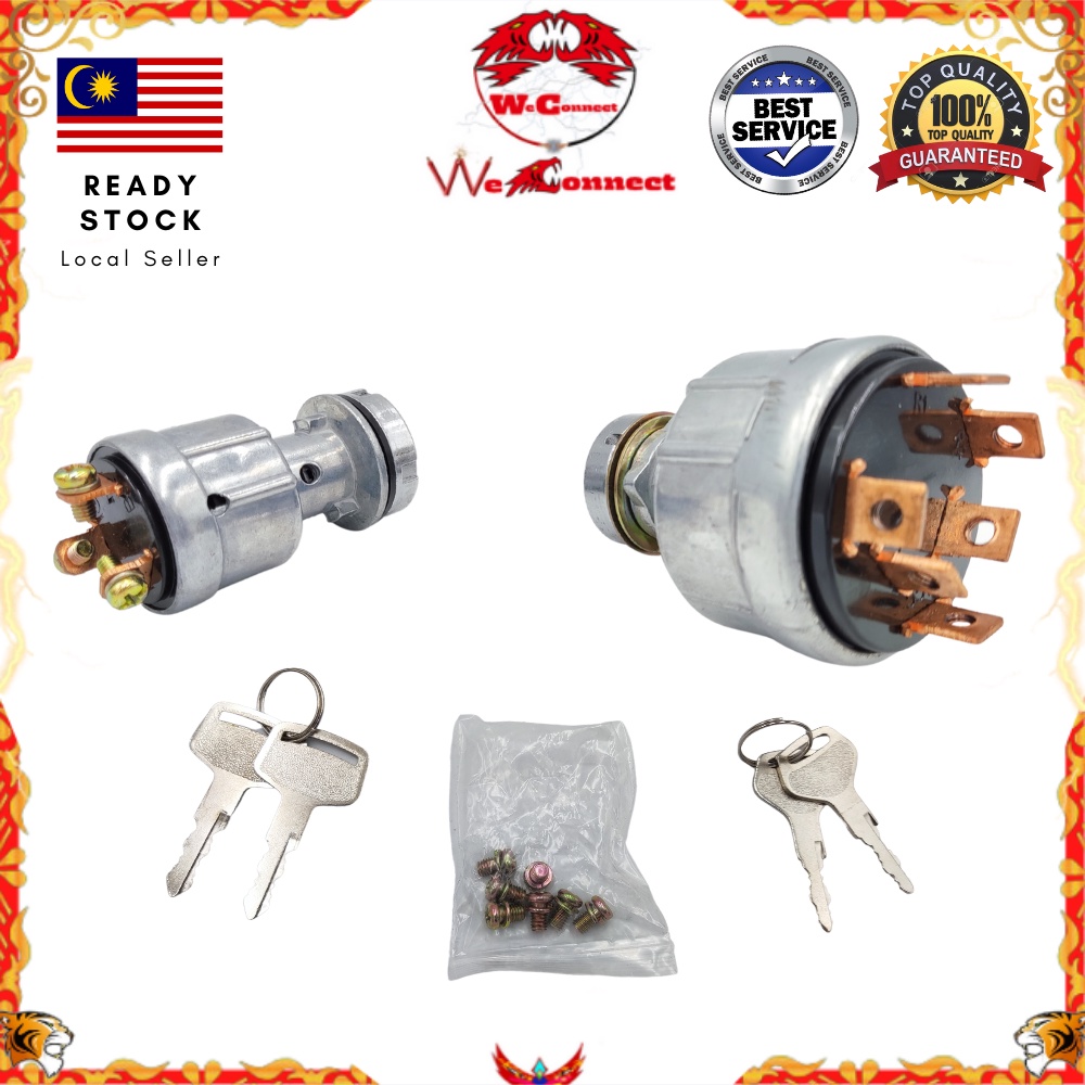 WeConnect Universal Car Lorry Ignition Starter Switch 3 PIN 6 PIN Key ...