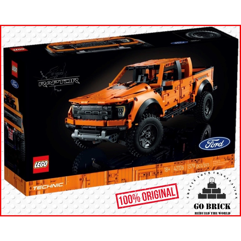 LEGO Technic 42126 Ford F-150 Raptor (1379 Pieces) | Shopee Malaysia