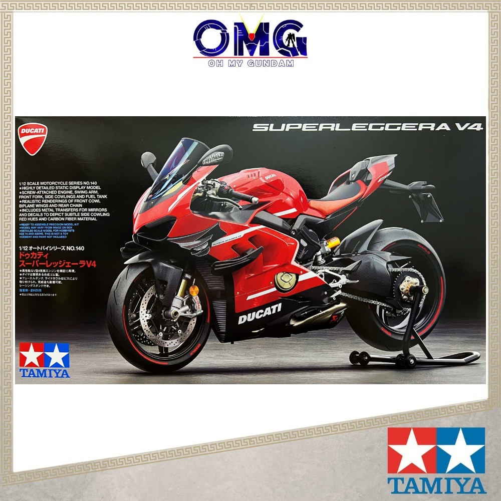 Tamiya 1/12 Ducati Superleggera V4 No.140 14140 Tamiya Motorbike Motor ...