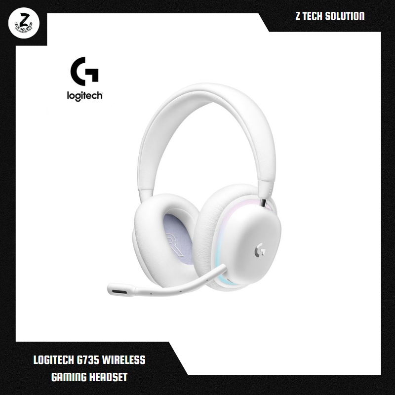 Logitech G735 Wireless Gaming Headset, Customisable LIGHTSYNC RGB ...