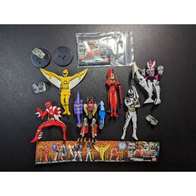 BANDAI GASHAPON HG Super Sentai Bakuryuu Sentai Abaranger Complete Set ...
