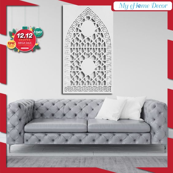 Islamic pattern arabic art wall panel decoration cut out kerawang ...