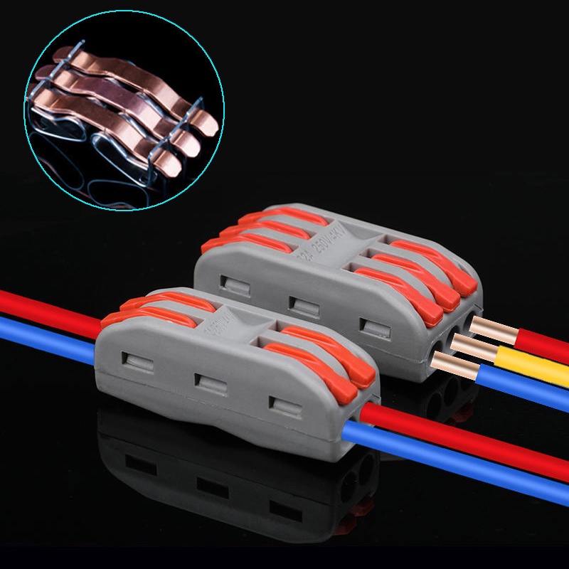 New Universal Compact Wire Connector Splitter Quick Electrical Cable ...