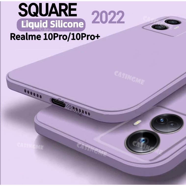 2022 Realme 10Pro 10 Pro+ Square Liquid Casing For Realme 10Pro+ Realme10Pro+ 10Pro 10 Pro 10Pro ...