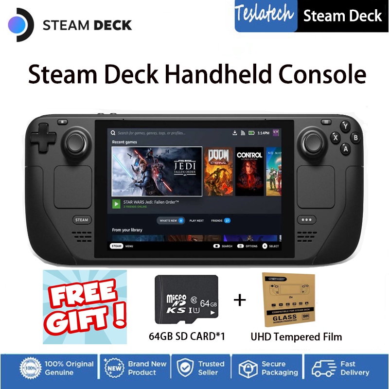 (Ready stock)Original-Valve-SteamDeck-Handheld-Gaming-Console-64GB ...