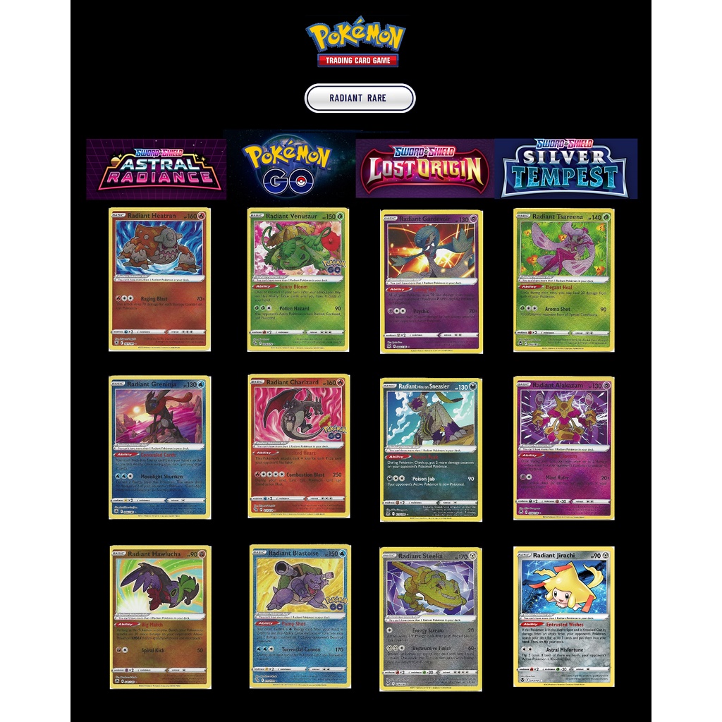 [Pokemon TCG] Radiant Rare Collection - Pokemon Trading Card [PTCG ...