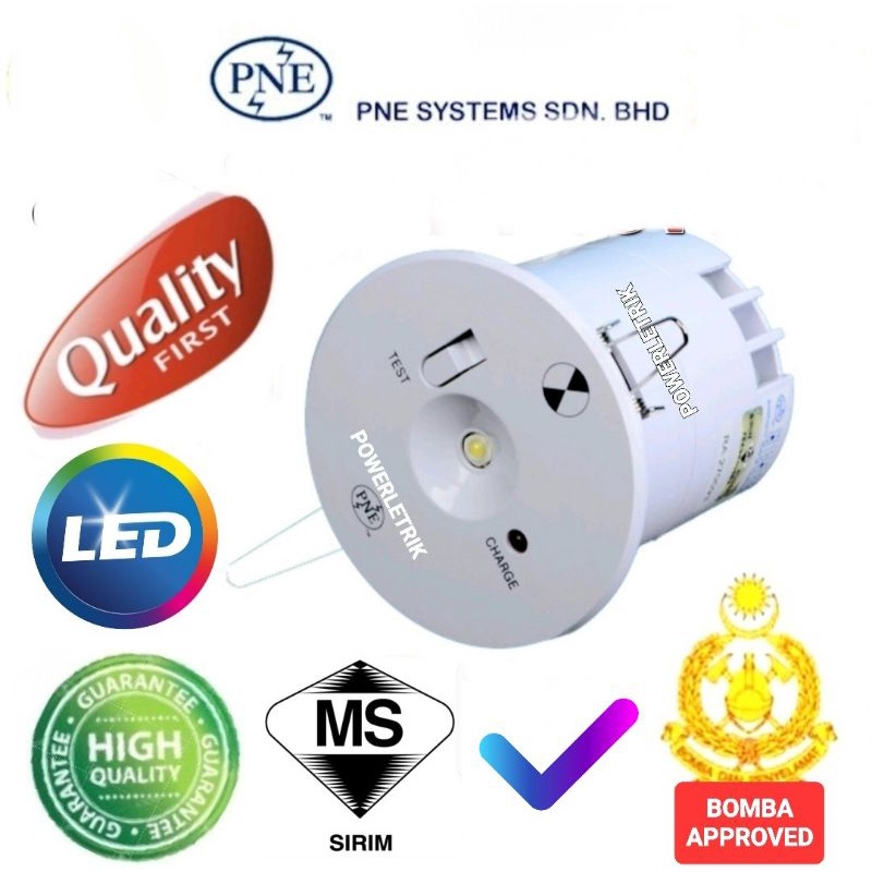 *READY STOCK* PNE PTH-311 SELF CONTAINED RECESSED LED EMERGENCY LIGHT ...