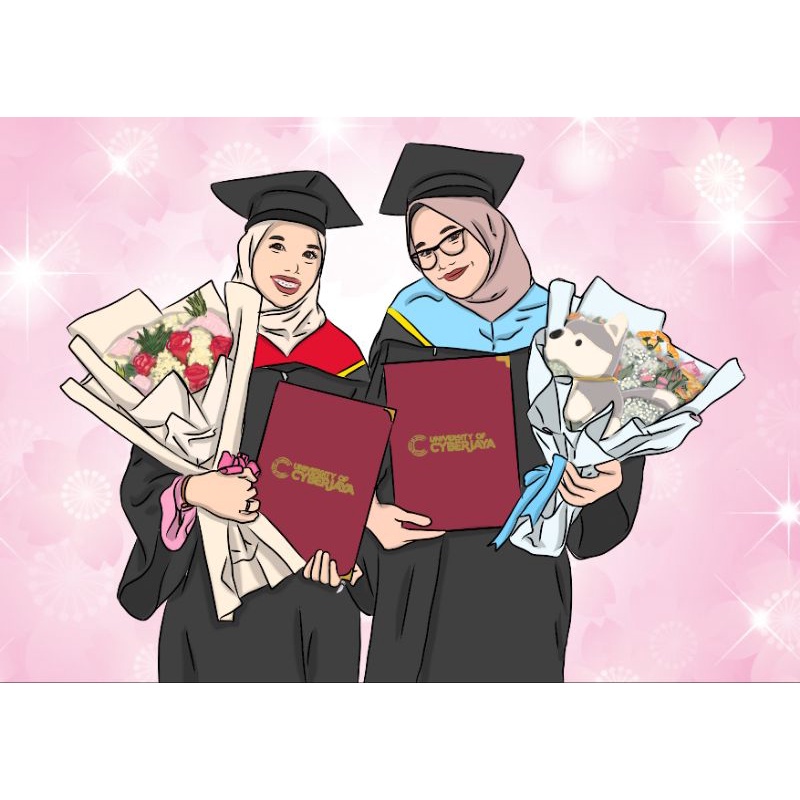 KONVO convocation DIGITAL ART DRAWING sofcopy | Shopee Malaysia