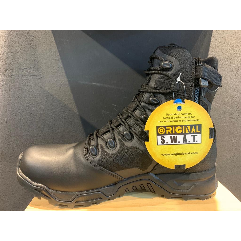 Original SWAT Alpha Fury 8" Side-Zip Waterproof Polishable Toe Boot ...