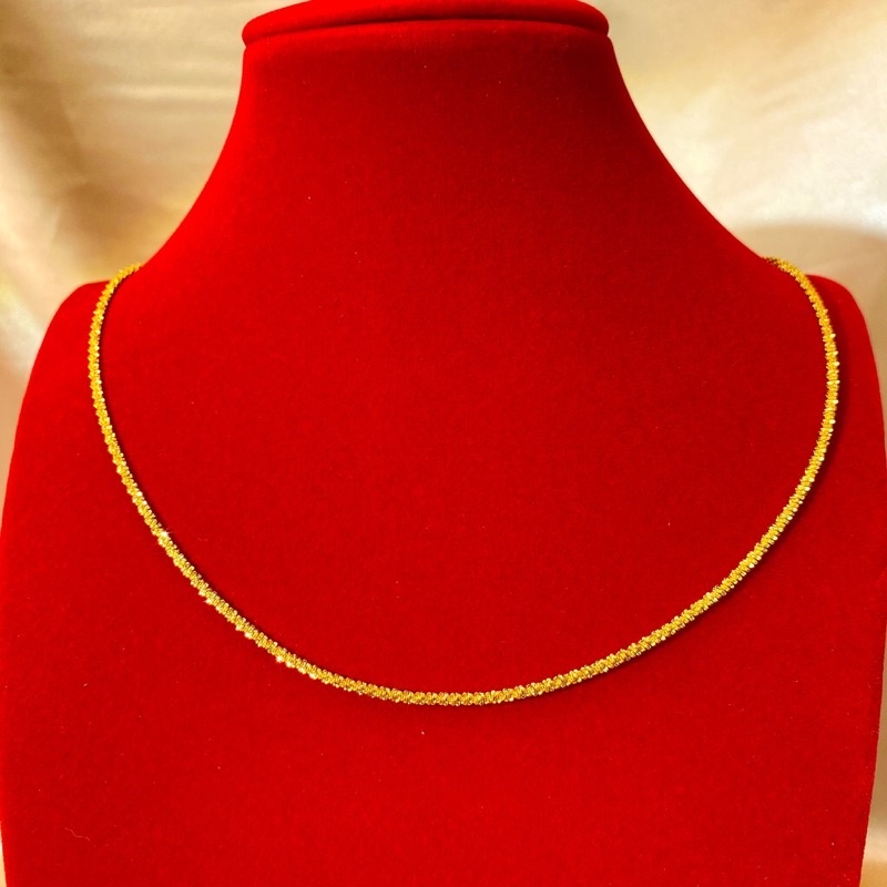 Rantai Leher Design Jagung Emas Korea Sebiji Ori Cop 916 | Shopee Malaysia