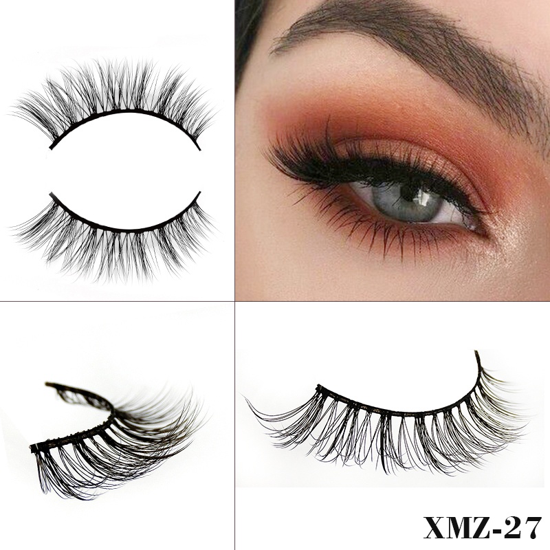 5 pair 3D Fairy Princess Manga Eyelashes Natural Long Strip Eyelash ...