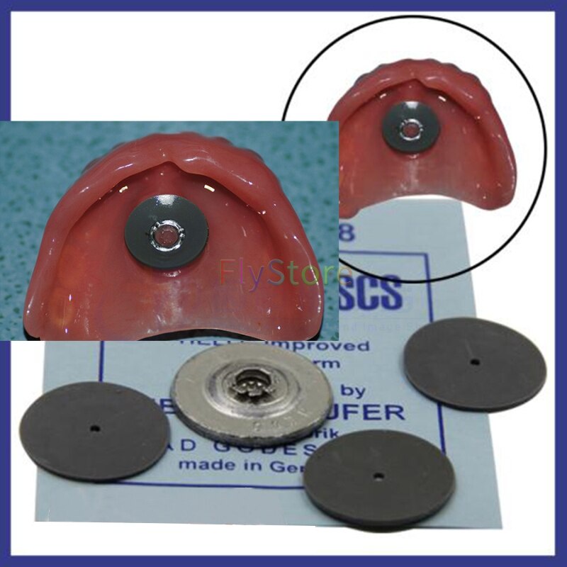 1 set of partial denture holders with dental suction cups for full ...