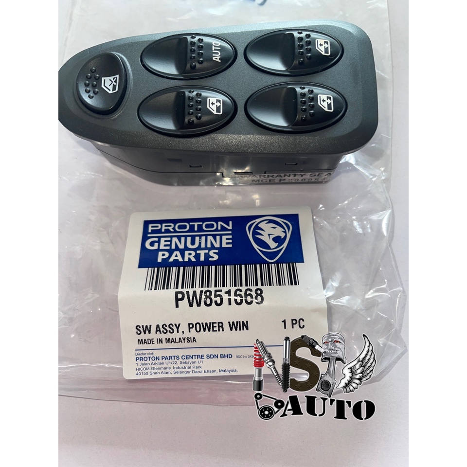 PW851668 ORIGINAL PROTON WAJA POWER WINDOW MAIN SWITCH | Shopee Malaysia