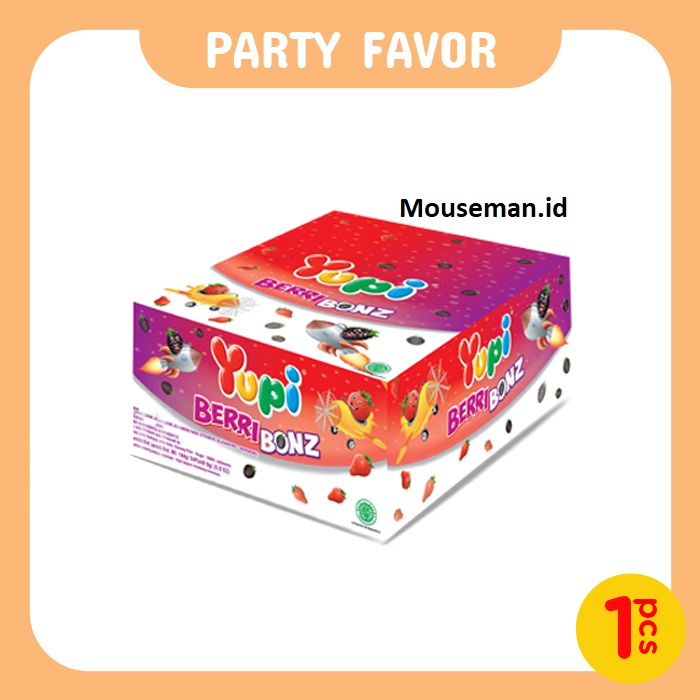 Yupi BERRI BONZ Soft Confectionery Jelly Assorted Flavors 6gr | Shopee ...
