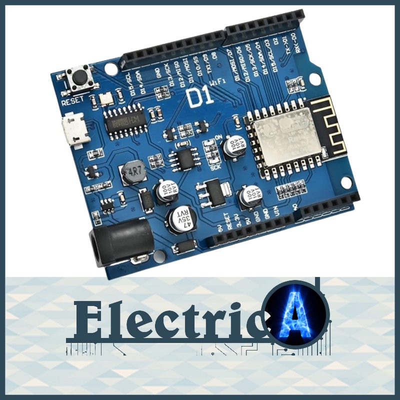 Wemos D1 Wifi Uno R3 Esp8266 Esp 8266 Iot Ide For Arduino Compatible
