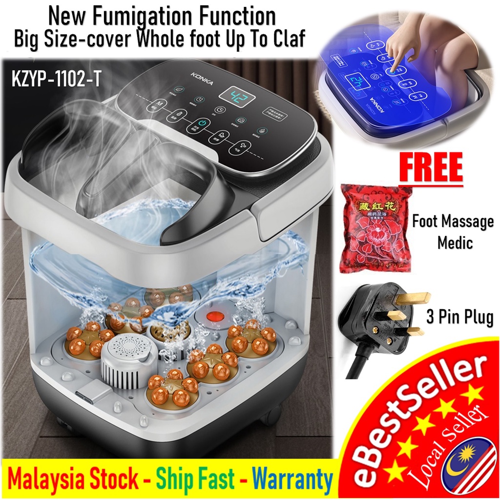 Fully Automatic Heating Foot Massage Foot Bath Electric Foot Spa Basin ...
