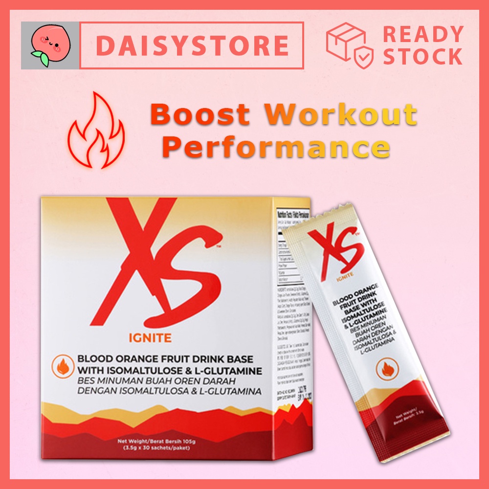 (Ready Stock) 100% Amway XS Ignite Blood Orange Fruit Drink Base With Isomaltulose & L-Glutamine ...