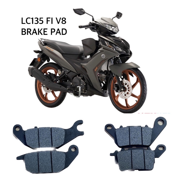 YAMAHA LC135 FI V8 BRAKE PAD FRONT REAR BRAKE PAD DEPAN BELAKANG ...