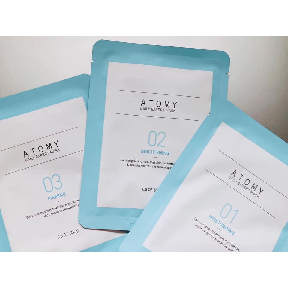 Atomy Daily Expert Mask- Firming / Brightening / Moisturizing (24g x 10 ...