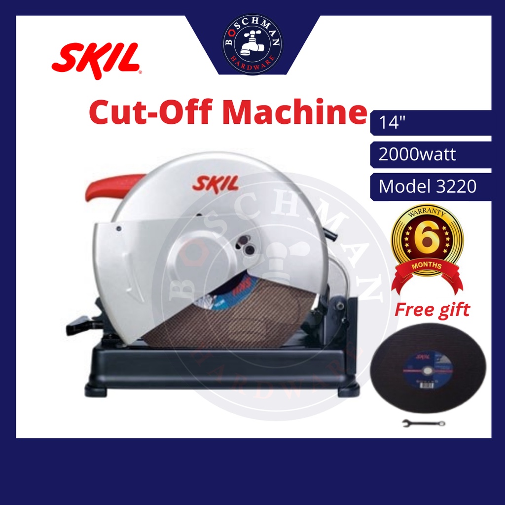 SKIL Cut Off Saw 14" 355mm 2000w Model 3220 Electric Cut-Off Machine ...