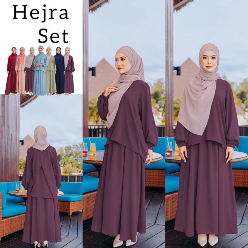 (READY STOCK) HEJRA SET by Haurabelle | Shopee Malaysia