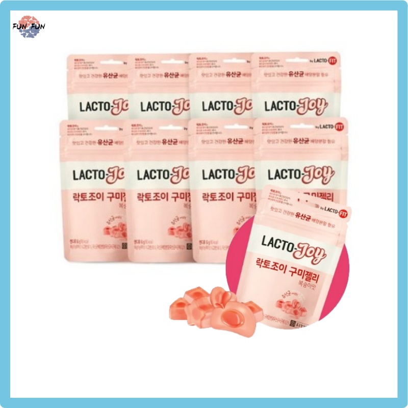 Lacto Joy Lactobacillus Gumi Jelly Peach flavor 50 g | Shopee Malaysia