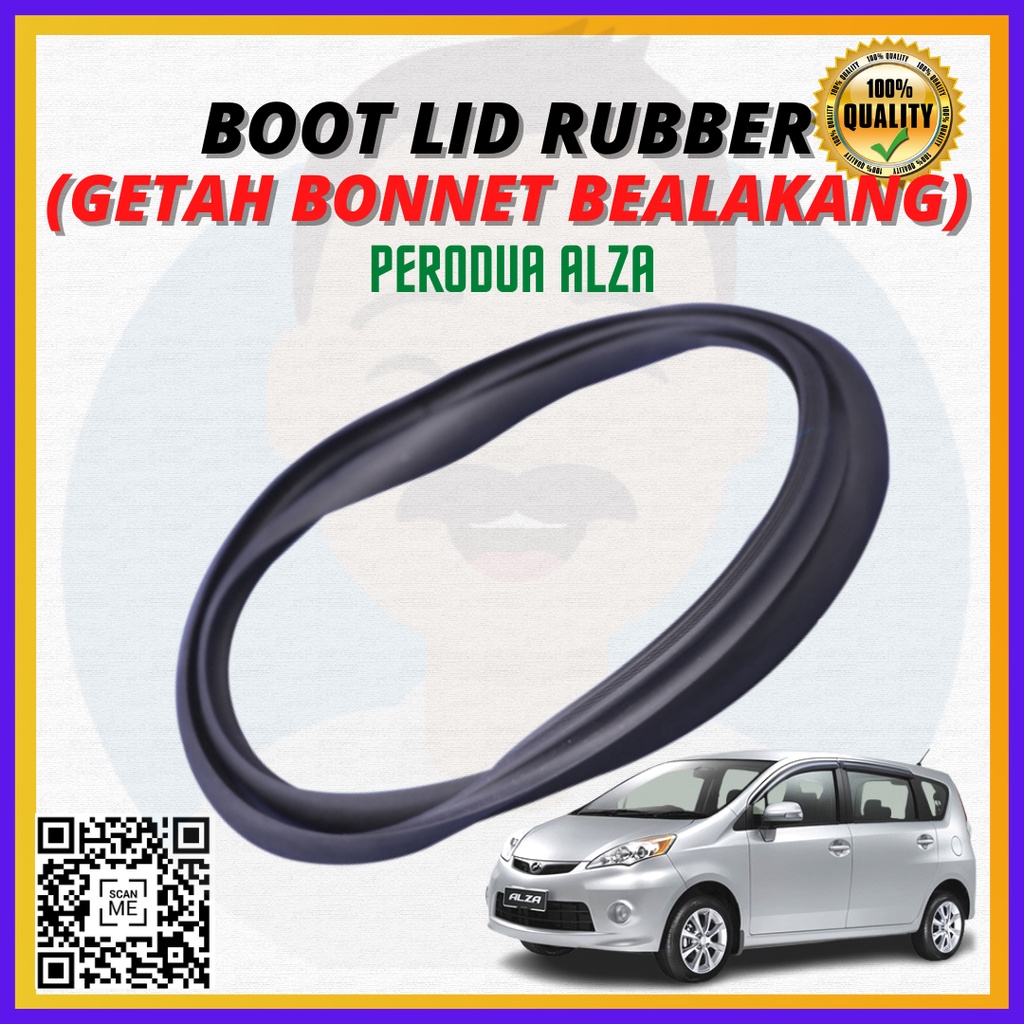 PERODUA ALZA BOOT LID BONNET RUBBER GETAH BONET BELAKANG | Shopee Malaysia