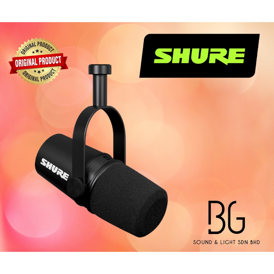 SHURE MV7X XLR Podcast Microphone | Shopee Malaysia