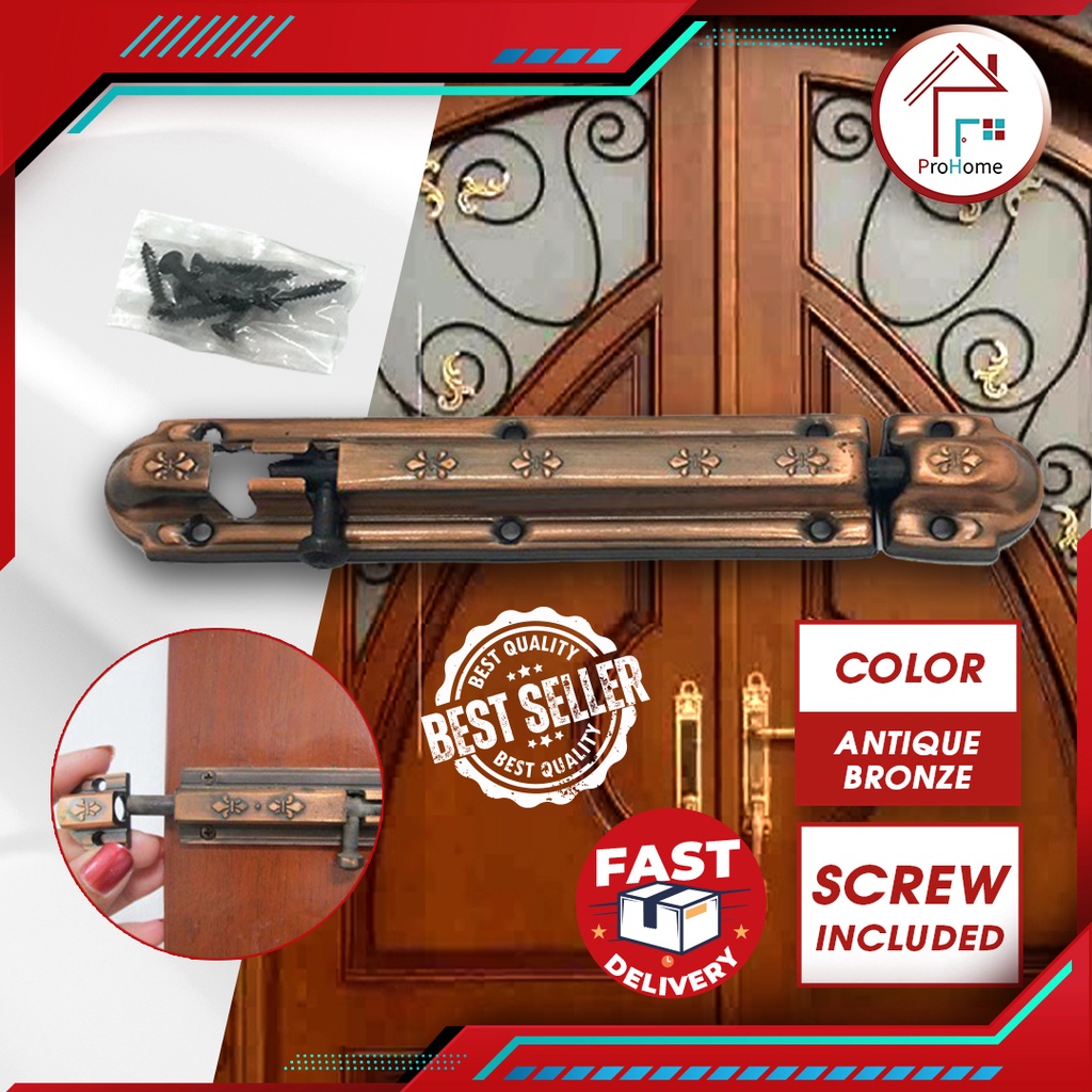 4" Antic Classic Lock Door Latch/Selak Pintu/Lock Pintu (Screw Included ...