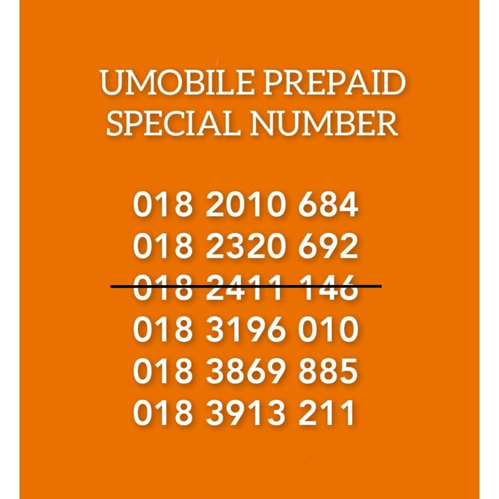 [EASY] UMOBILE PREPAID SPECIAL NUMBER | Shopee Malaysia
