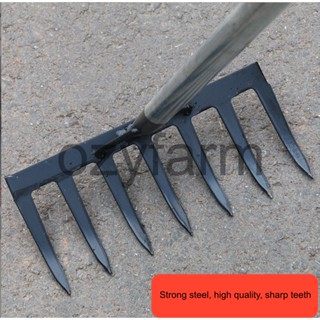 Penyakar rumput besi metal grass rake penyapu pencakar besi | Shopee ...