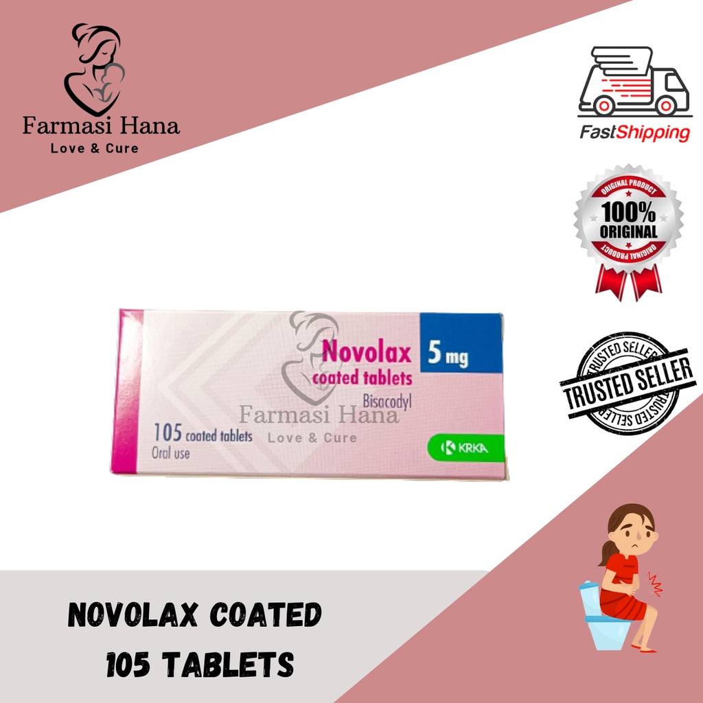 NOVOLAX COATED TABLETS (BISACODYL 5MG) | Shopee Malaysia