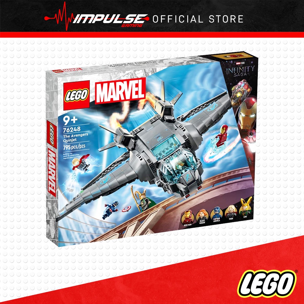 LEGO 76248 Marvel Super Heroes - The Avengers Quinjet | Shopee Malaysia