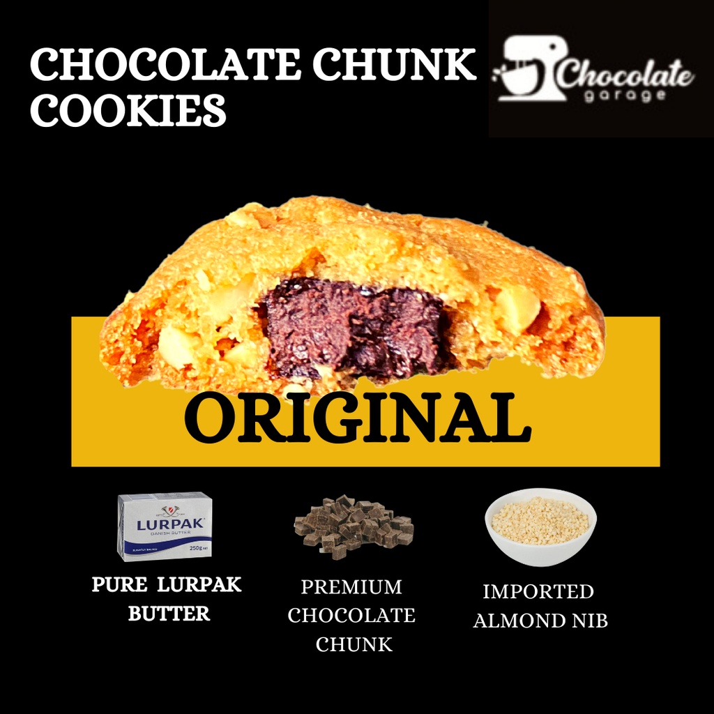 ORIGINAL FLAVOUR - CHOCOLATE CHUNCK COOKIES [ DIRECT HQ ] | Shopee Malaysia