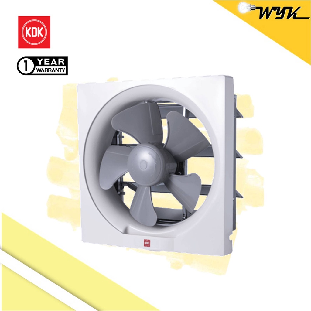 KDK 10" Exhaust Fan Ventilation Fan Wall Mount Propeller 25AQM7 ...