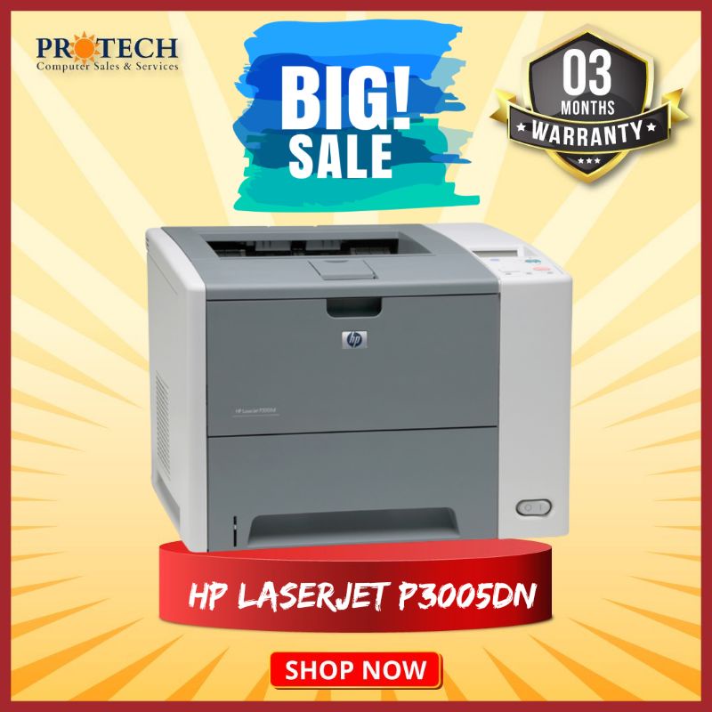 HP LASERJET P3005DN PRINTER (REFURBISHED) HEAVY DUTY (COMPLETE SET ...