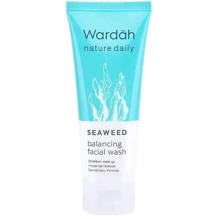 Wardah Nature Daily Seaweed Balancing Facial Scrub 60ml | Shopee Malaysia