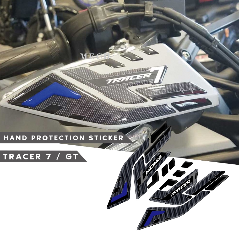Motorcycle Original Handguard Hand guard Extended 3D Stickers FOR ...