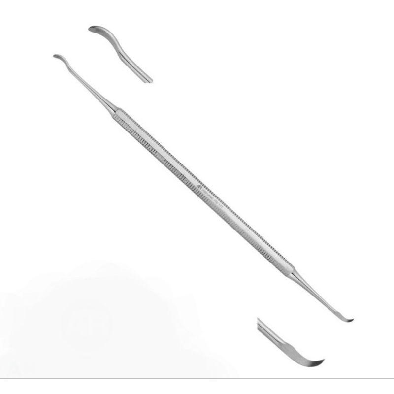 dental cumine scaler double ended with spoon stainless steel | Shopee ...