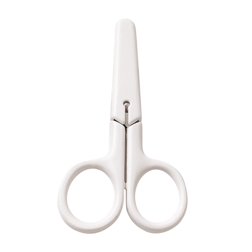 Simple Muji Style Stationery Small Scissors with Cap Paper Cutter ...