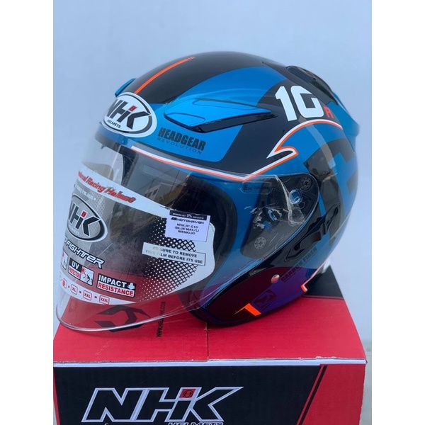 NHK R1 V2.0 G10 (Double visor) | Shopee Malaysia