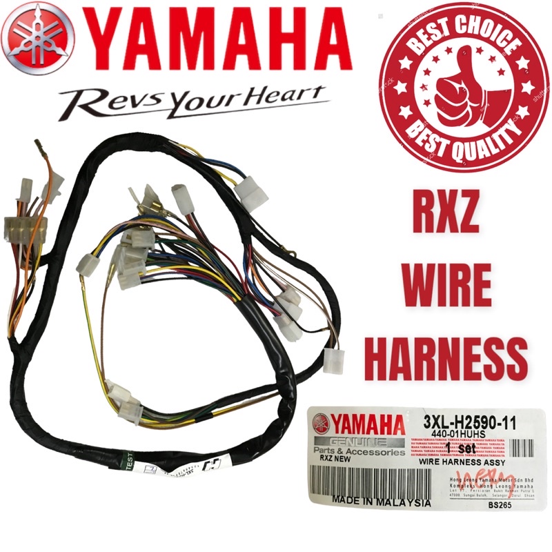 YAMAHA RXZ MILI BOSH MILE MILLE WIRE HARNESS ASSY COMPLETE SET MAIN ...