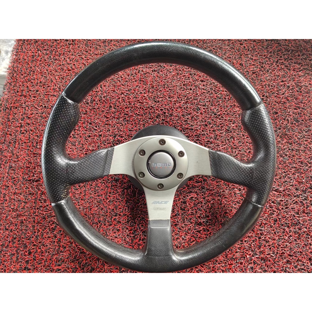 RACE MOMO STEERING WHEEL MADE IN ITALY 13INCH(340MM) | Shopee Malaysia