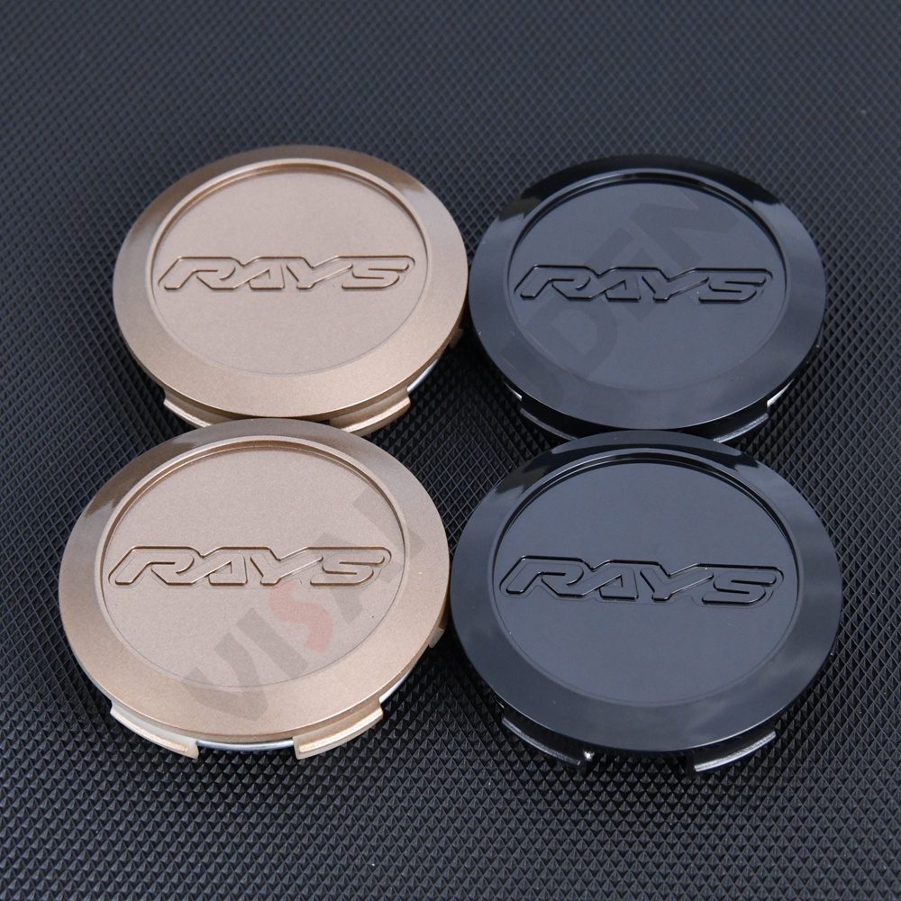 Auto Racing RAYS Wheel Cap 64MM / 62MM Clip Diameter Wheel Center Cap ...