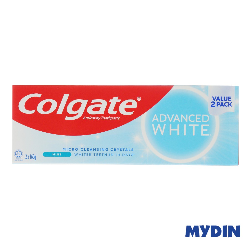 Colgate Advanced White Toothpaste (2 x 160g) | Shopee Malaysia