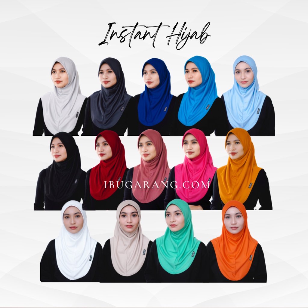 IBUGARANG Sports Hijab (S/M/L) Instant Hijab Tudung Sarung Sukan Jersey | Shopee Malaysia