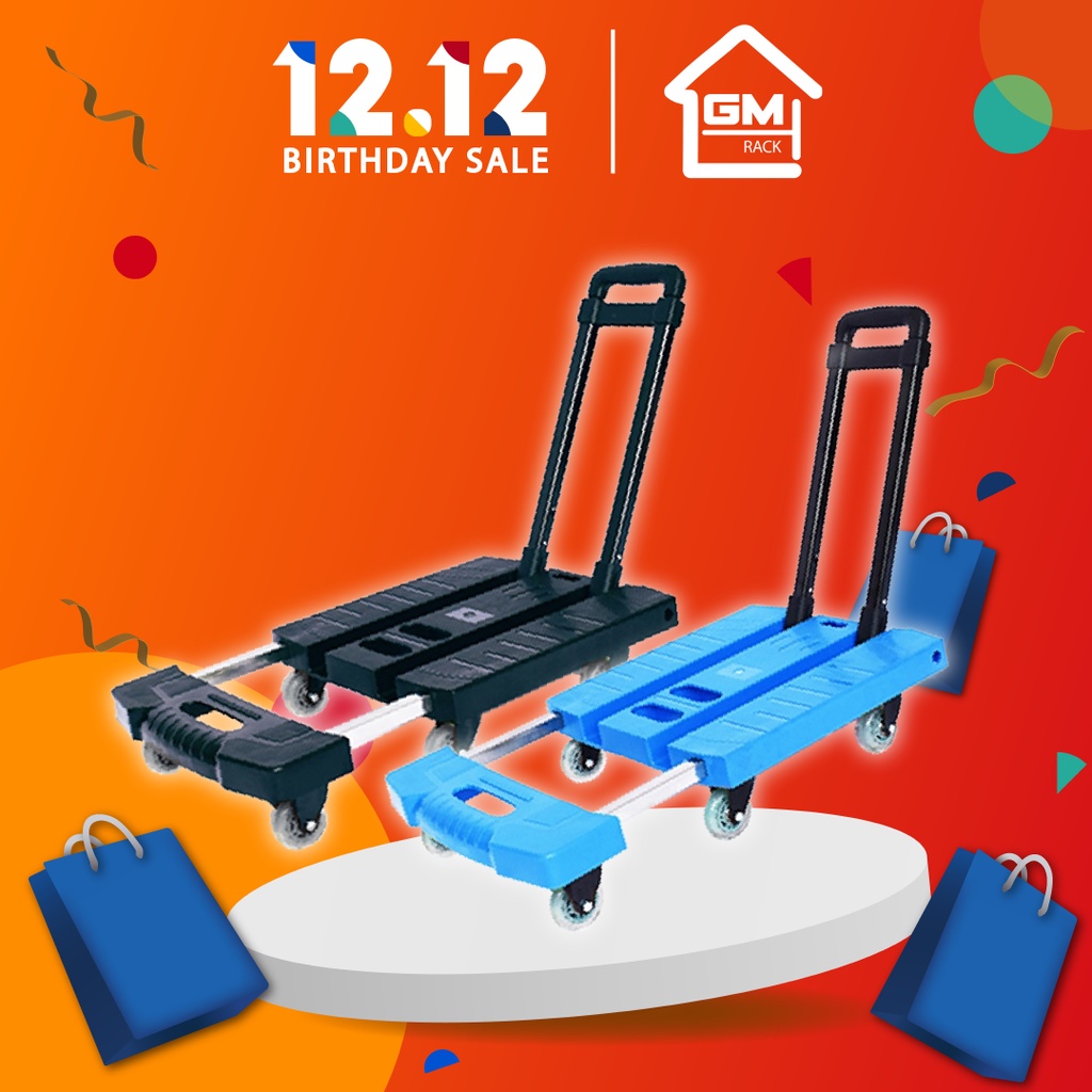 [GMRACK] EXTENDABLE , FOLDABLE , ADJUSTABLE , 360 WHEEL PLATFORM HAND ...