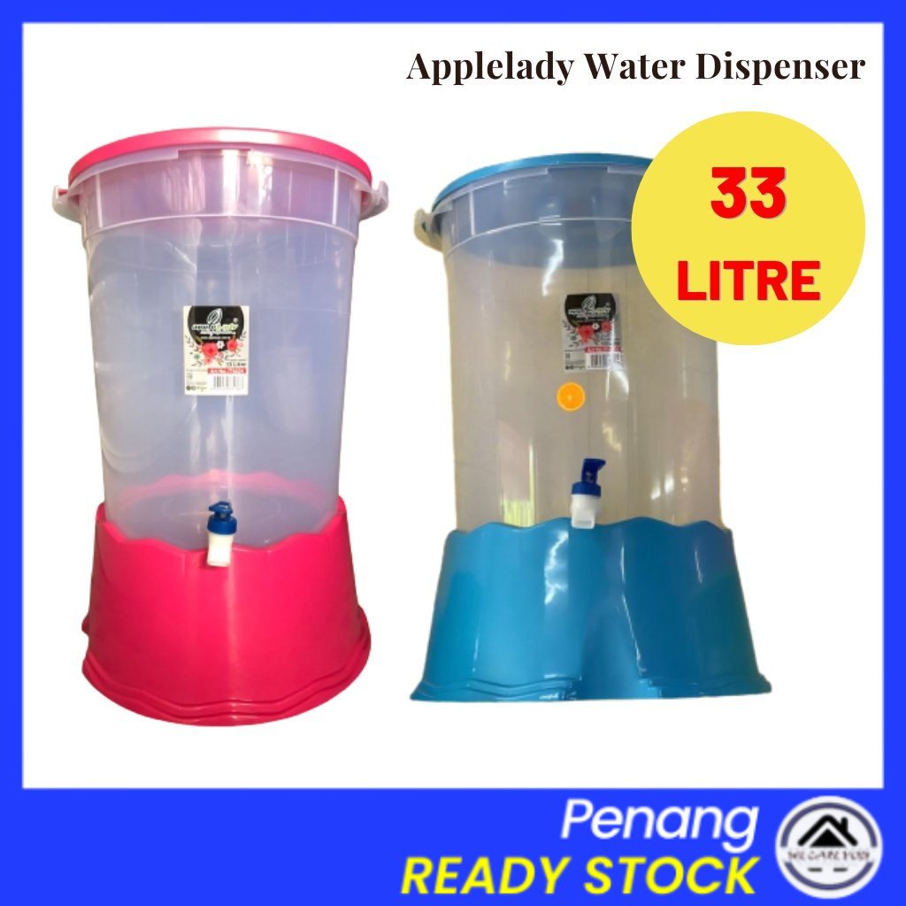 Applelady Water Dispenser 33Litre Bekas Air Drink Jar Cooler Tong Oren ...