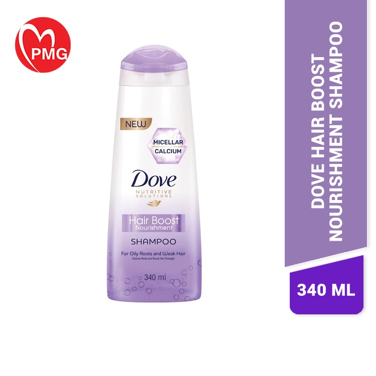 [PMG PHARMACY] Dove Hair Boost Nourishment Shampoo 340ml | Shopee Malaysia